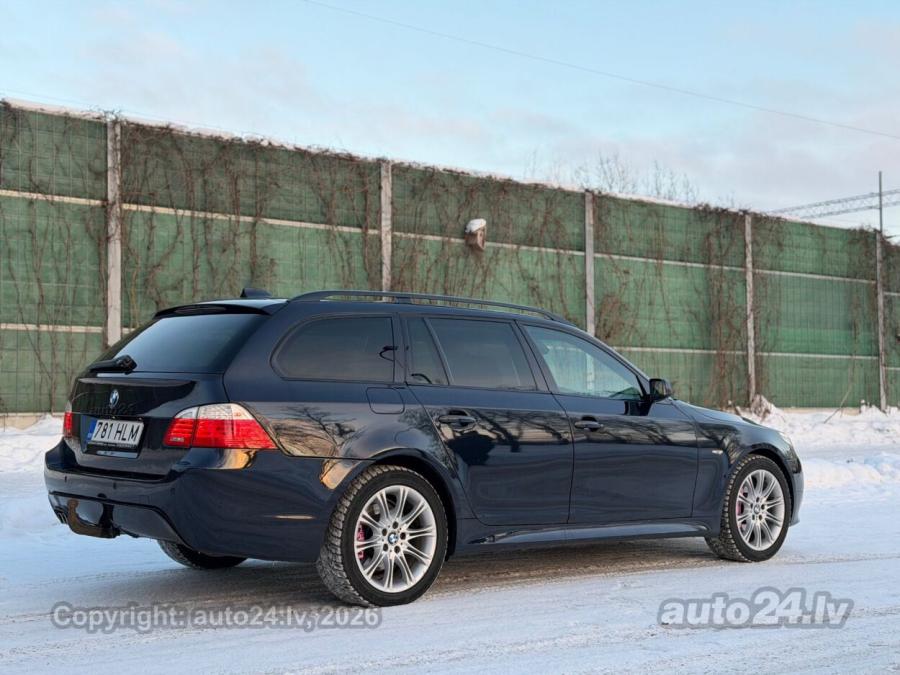 Zils BMW 5 Series 2007 Tallina, ar dzinēja tilpumu 3.00 L un nobraukumu 379 tūkst. km par 7500 €, foto 6 vietnē AUTOMOTO.COM.LV