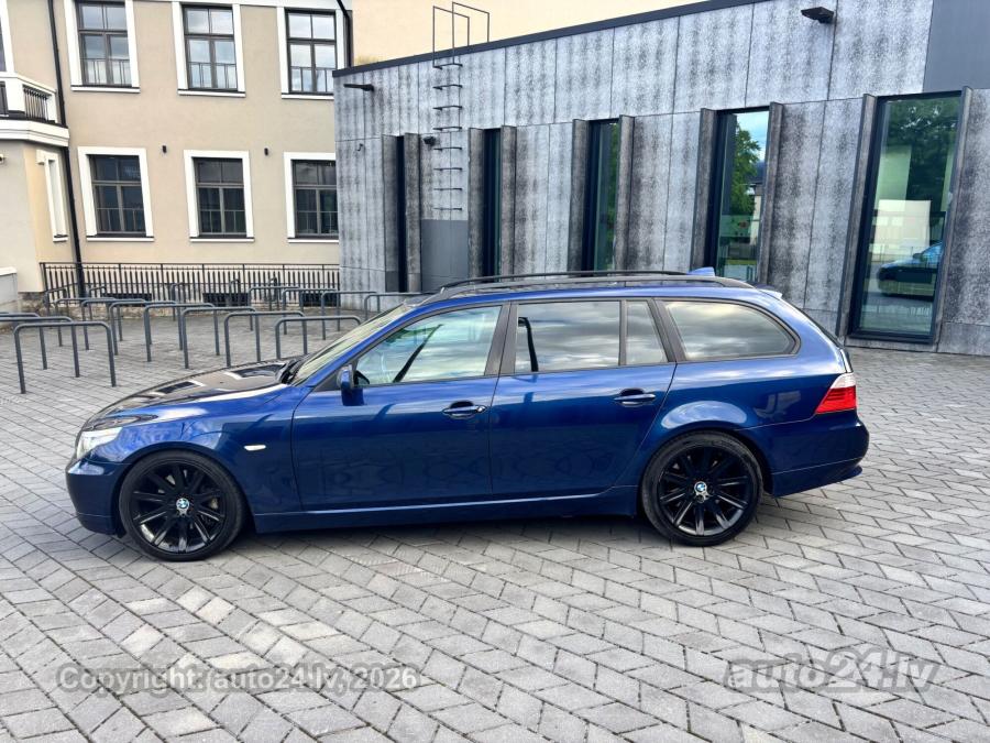 Blue BMW 5 Series 2007 in Rapla, with an engine capacity of 3.00 L and mileage of 387 thousand km for 6500 €, photo 3 on AUTOMOTO.COM.LV