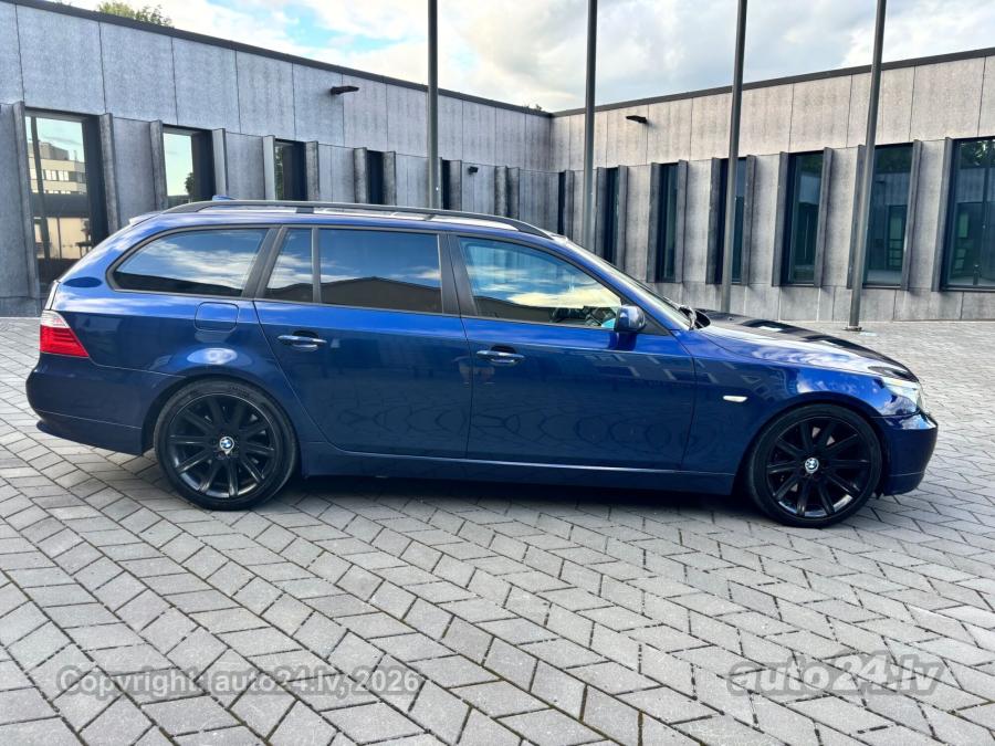 Blue BMW 5 Series 2007 in Rapla, with an engine capacity of 3.00 L and mileage of 387 thousand km for 6500 €, photo 5 on AUTOMOTO.COM.LV