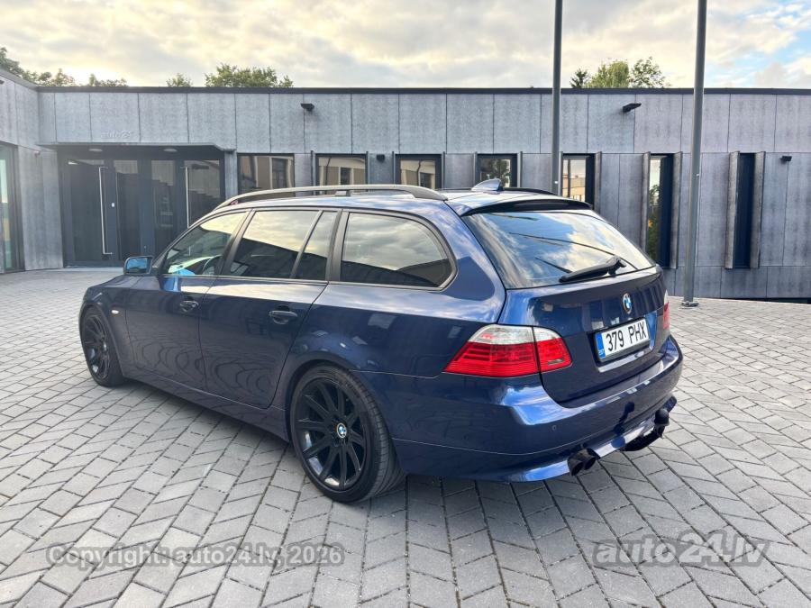 Blue BMW 5 Series 2007 in Rapla, with an engine capacity of 3.00 L and mileage of 387 thousand km for 6500 €, photo 6 on AUTOMOTO.COM.LV