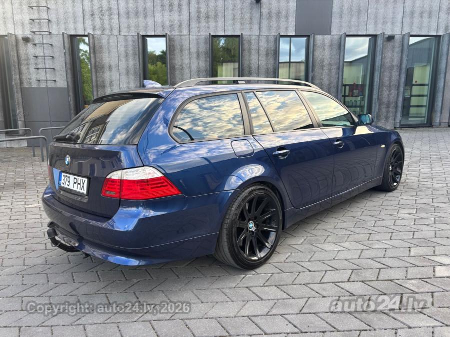 Blue BMW 5 Series 2007 in Rapla, with an engine capacity of 3.00 L and mileage of 387 thousand km for 6500 €, photo 7 on AUTOMOTO.COM.LV