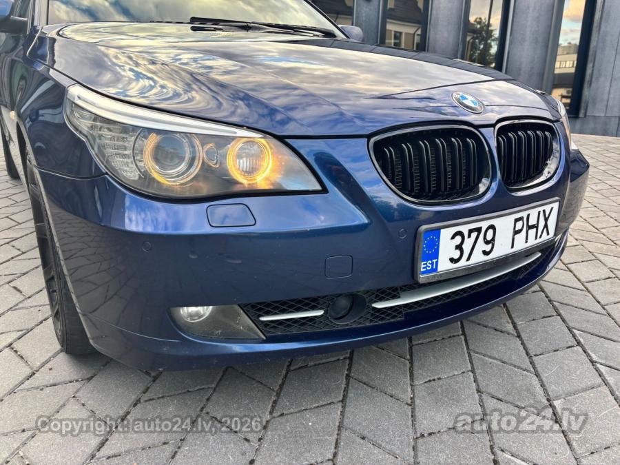 Blue BMW 5 Series 2007 in Rapla, with an engine capacity of 3.00 L and mileage of 387 thousand km for 6500 €, photo 8 on AUTOMOTO.COM.LV