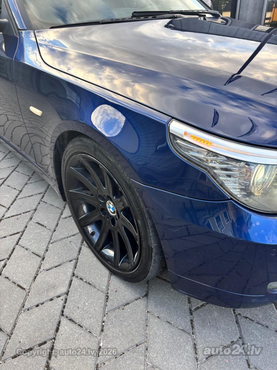 Blue BMW 5 Series 2007 in Rapla, with an engine capacity of 3.00 L and mileage of 387 thousand km for 6500 €, photo 9 on AUTOMOTO.COM.LV
