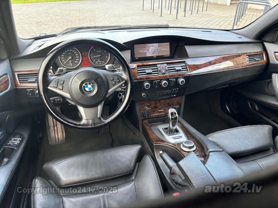 Blue BMW 5 Series 2007 in Rapla, with an engine capacity of 3.00 L and mileage of 387 thousand km for 6500 €, photo 11 on AUTOMOTO.COM.LV