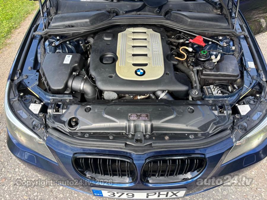 Blue BMW 5 Series 2007 in Rapla, with an engine capacity of 3.00 L and mileage of 387 thousand km for 6500 €, photo 27 on AUTOMOTO.COM.LV