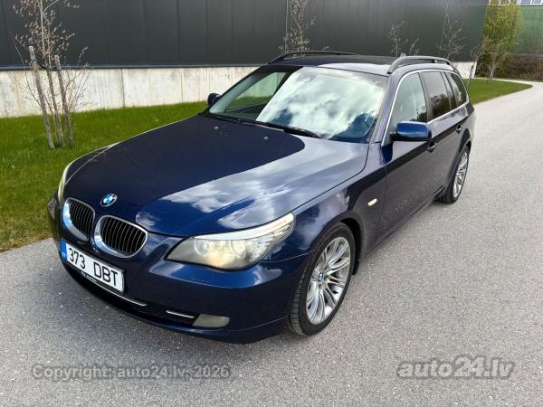 Zils BMW 5 Series 2008 Tartu, ar dzinēja tilpumu 3.00 L un nobraukumu 370 tūkst. km par 5900 €, foto 1 vietnē AUTOMOTO.COM.LV
