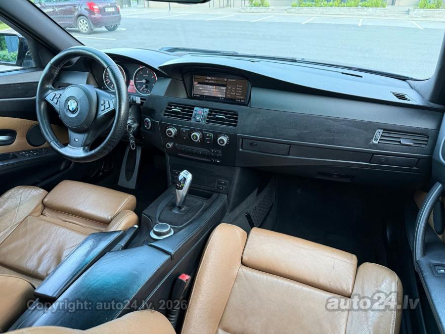 Синий БМВ 5 Серия 2008 в Тарту, объемом двигателя 3.00 л и пробегом 386 тыс. км за 5999 €, фото 16 на AUTOMOTO.COM.LV