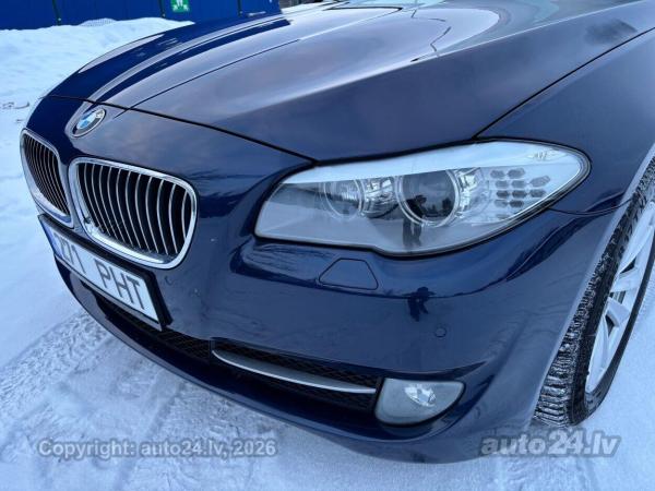 Blue BMW 5 Series 2011 in Paide, with an engine capacity of 3.00 L and mileage of 272 thousand km for 9390 €, photo 7 on AUTOMOTO.COM.LV