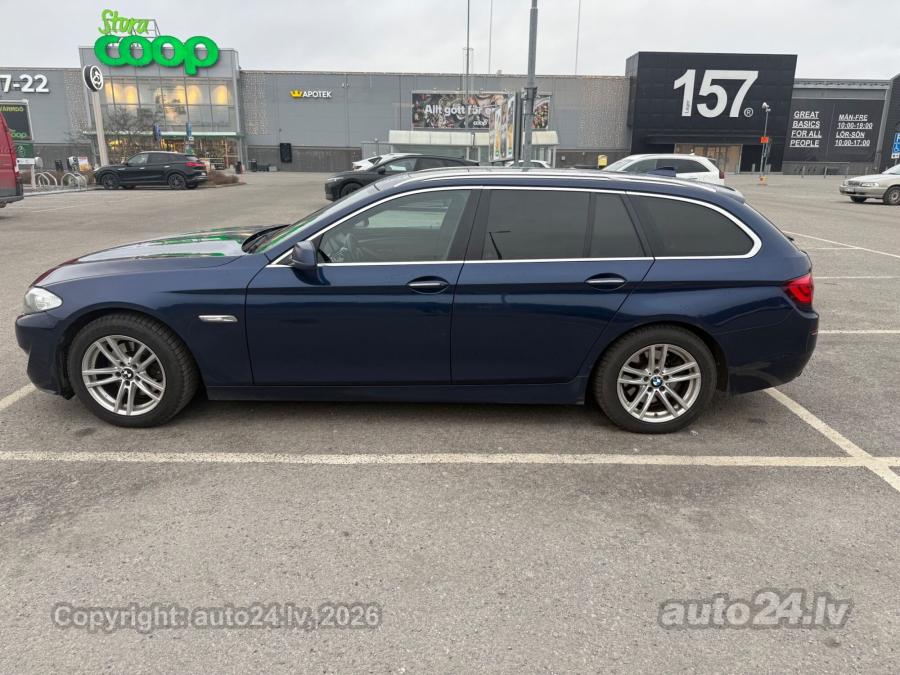 Blue BMW 5 Series 2011 in Tallinn, with an engine capacity of 2.00 L and mileage of 581 thousand km for 5500 €, photo 1 on AUTOMOTO.COM.LV