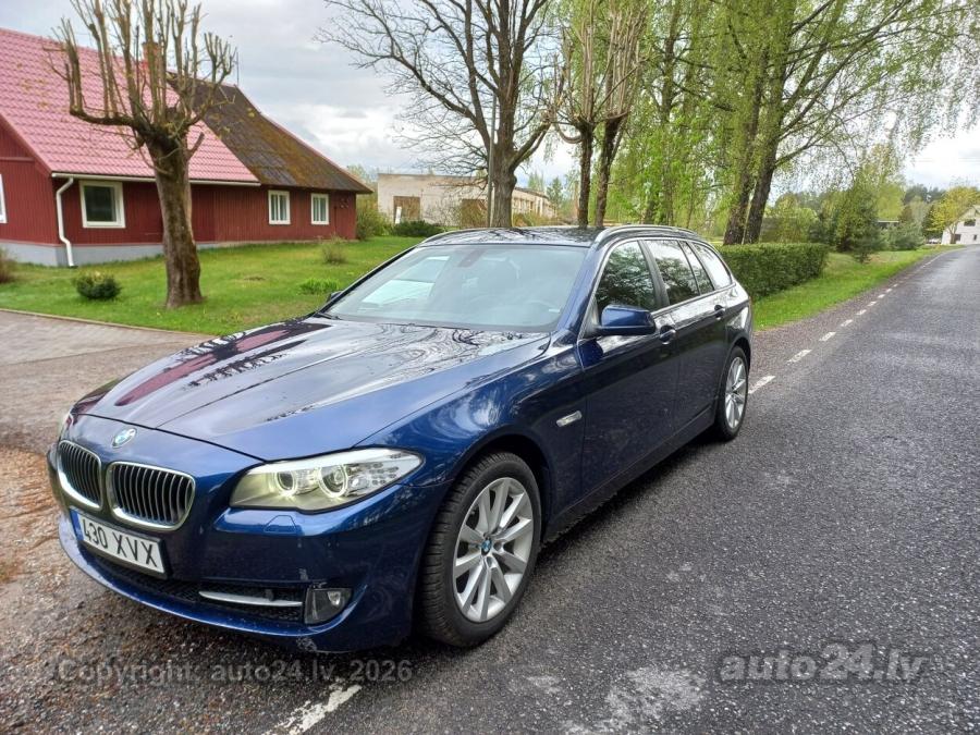 Blue BMW 5 Series 2011 in Voru, with an engine capacity of 2.00 L and mileage of 217 thousand km for 9400 €, photo 3 on AUTOMOTO.COM.LV