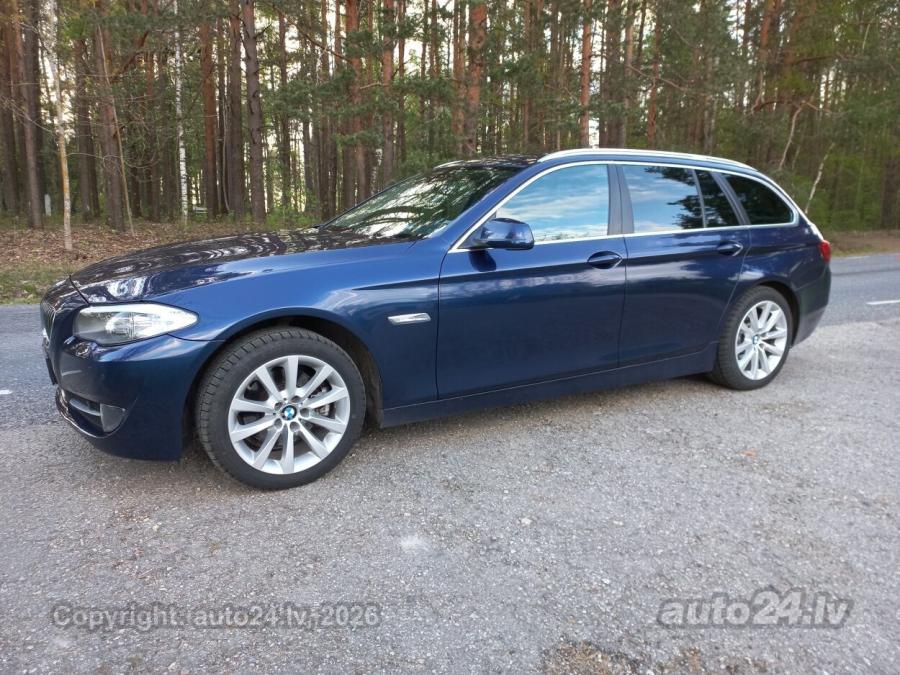 Blue BMW 5 Series 2011 in Voru, with an engine capacity of 2.00 L and mileage of 217 thousand km for 9400 €, photo 5 on AUTOMOTO.COM.LV