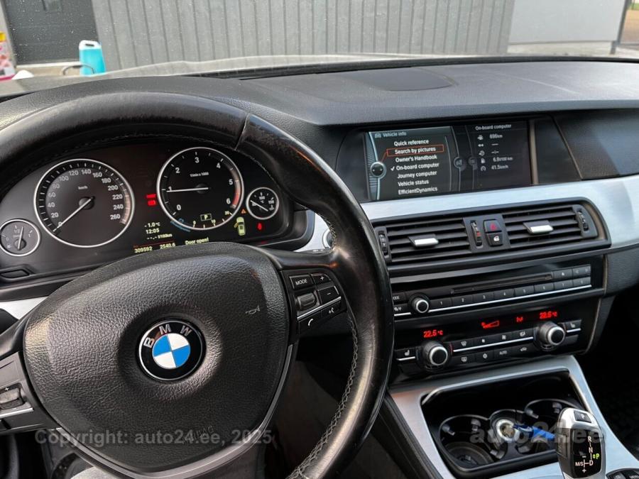 Blue BMW 5 Series 2012 in Tartu, with an engine capacity of 2.00 L and mileage of 310 thousand km for 7200 €, photo 6 on AUTOMOTO.COM.LV