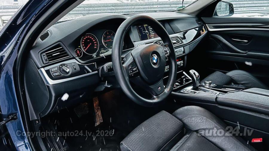 Blue BMW 5 Series 2012 in Tallinn, with an engine capacity of 2.00 L and mileage of 252 thousand km for 9999 €, photo 9 on AUTOMOTO.COM.LV