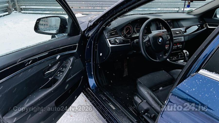 Blue BMW 5 Series 2012 in Tallinn, with an engine capacity of 2.00 L and mileage of 252 thousand km for 9999 €, photo 11 on AUTOMOTO.COM.LV