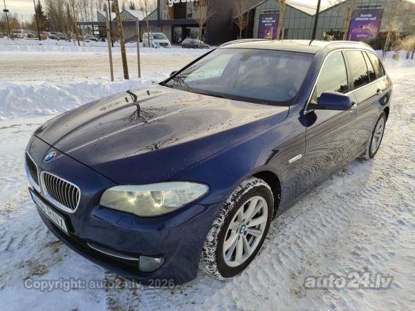 Blue BMW 5 Series 2012 in Tallinn, with an engine capacity of 2.00 L and mileage of 302 thousand km for 9900 €, photo 2 on AUTOMOTO.COM.LV