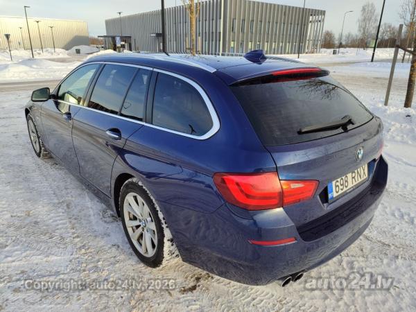 Blue BMW 5 Series 2012 in Tallinn, with an engine capacity of 2.00 L and mileage of 302 thousand km for 9900 €, photo 6 on AUTOMOTO.COM.LV