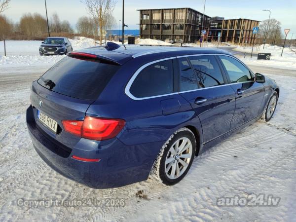 Blue BMW 5 Series 2012 in Tallinn, with an engine capacity of 2.00 L and mileage of 302 thousand km for 9900 €, photo 7 on AUTOMOTO.COM.LV