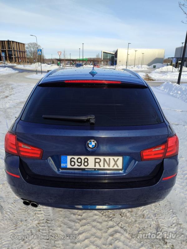 Blue BMW 5 Series 2012 in Tallinn, with an engine capacity of 2.00 L and mileage of 302 thousand km for 9900 €, photo 8 on AUTOMOTO.COM.LV
