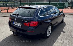 Zils BMW 5 Series 2012 Tallina, ar dzinēja tilpumu 2.00 L un nobraukumu 362 tūkst. km par 6999 €, foto 4 vietnē AUTOMOTO.COM.LV