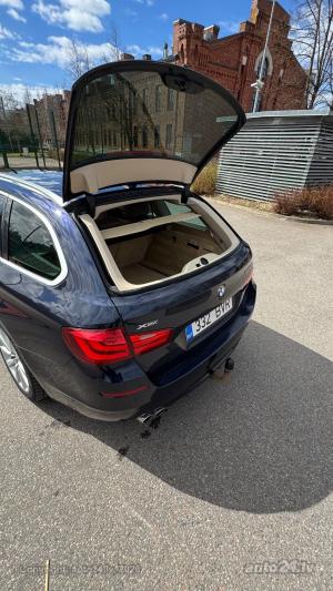 Zils BMW 5 Series 2012 Tallina, ar dzinēja tilpumu 2.00 L un nobraukumu 362 tūkst. km par 6999 €, foto 10 vietnē AUTOMOTO.COM.LV