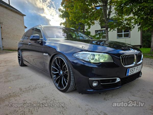 Blue BMW 5 Series 2013 in Tallinn, with an engine capacity of 3.00 L and mileage of 275 thousand km for 15200 €, photo 1 on AUTOMOTO.COM.LV