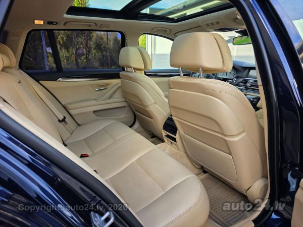 Blue BMW 5 Series 2013 in Tallinn, with an engine capacity of 3.00 L and mileage of 275 thousand km for 15200 €, photo 11 on AUTOMOTO.COM.LV