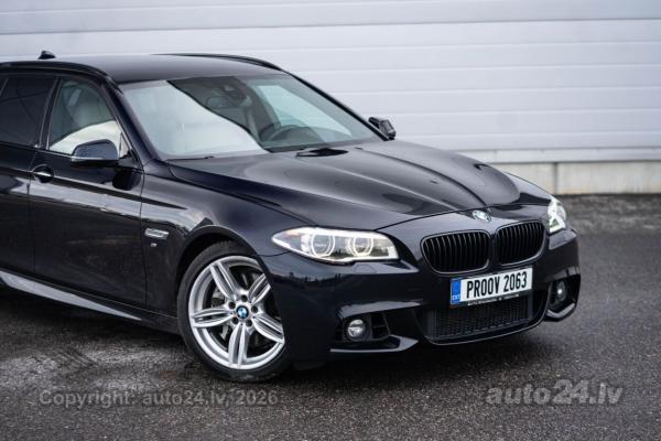 Blue BMW 5 Series 2014 in Tallinn, with an engine capacity of 3.00 L and mileage of 249 thousand km for 15900 €, photo 5 on AUTOMOTO.COM.LV