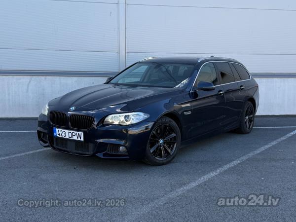Blue BMW 5 Series 2014 in Tartu, with an engine capacity of 2.00 L and mileage of 263 thousand km for 8500 €, photo 1 on AUTOMOTO.COM.LV