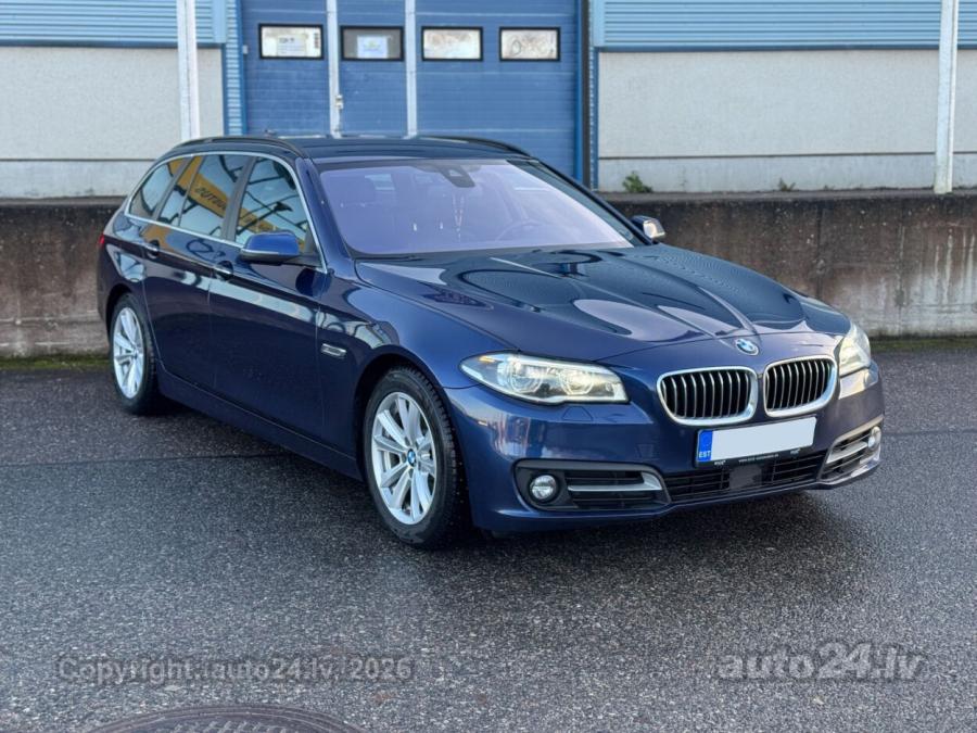 Zils BMW 5 Series 2016 Tallina, ar dzinēja tilpumu 2.00 L un nobraukumu 236 tūkst. km par 15500 €, foto 1 vietnē AUTOMOTO.COM.LV