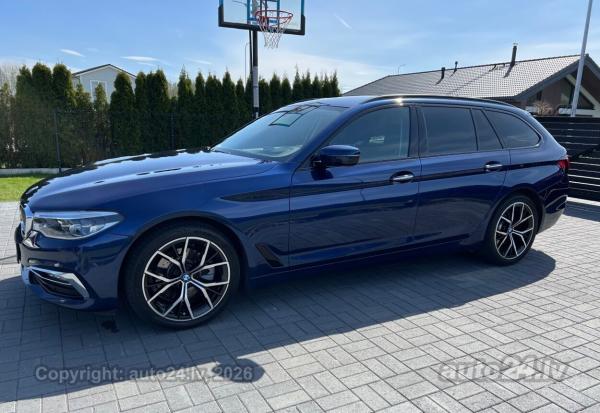 Blue BMW 5 Series 2017 in Tallinn, with an engine capacity of 2.00 L and mileage of 117 thousand km for 24700 €, photo 1 on AUTOMOTO.COM.LV