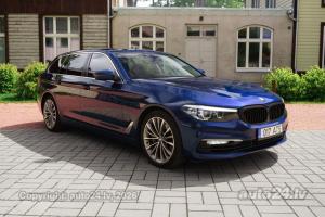 Blue BMW 5 Series 2017 in Tartu, with an engine capacity of 3.00 L and mileage of 335 thousand km for 13900 €, photo  on AUTOMOTO.COM.LV