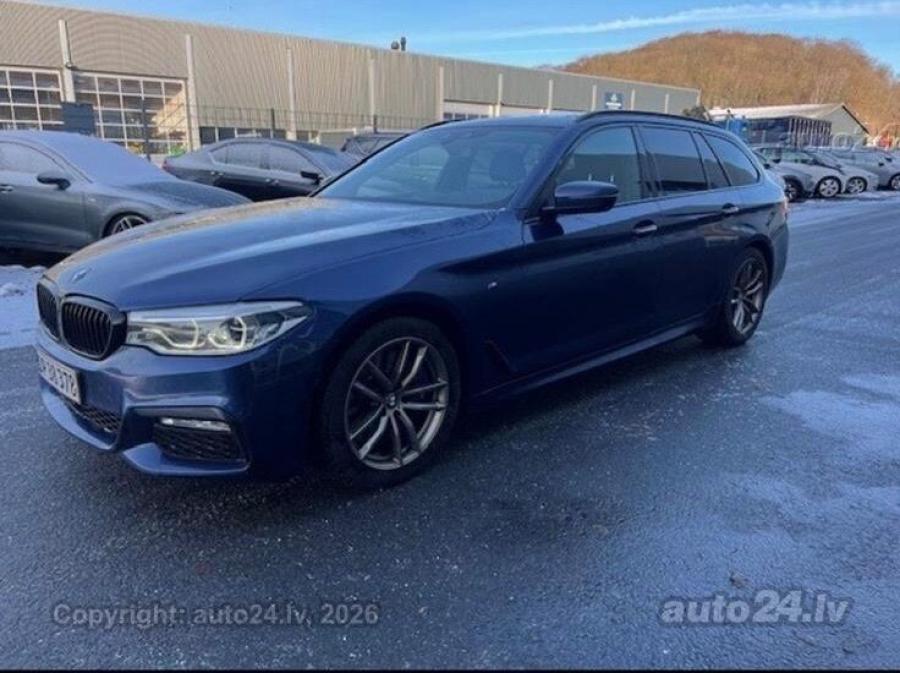 Blue BMW 5 Series 2018 in Parnu, with an engine capacity of 3.00 L and mileage of 317 thousand km for 17990 €, photo 1 on AUTOMOTO.COM.LV