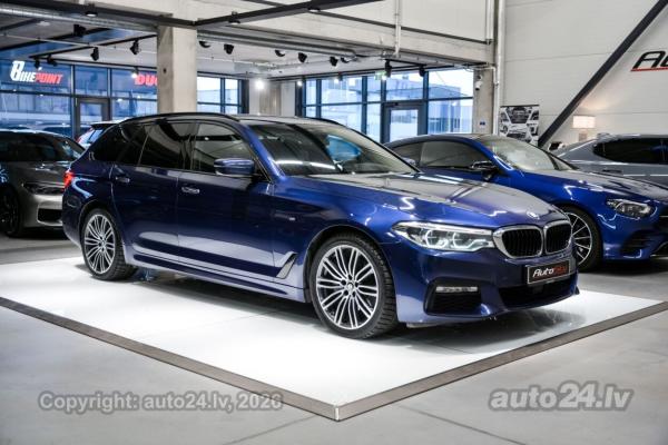 Blue BMW 5 Series 2018 in Tallinn, with an engine capacity of 2.00 L and mileage of 199 thousand km for 21900 €, photo 1 on AUTOMOTO.COM.LV