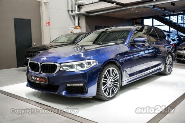 Blue BMW 5 Series 2018 in Tallinn, with an engine capacity of 2.00 L and mileage of 199 thousand km for 21900 €, photo 2 on AUTOMOTO.COM.LV