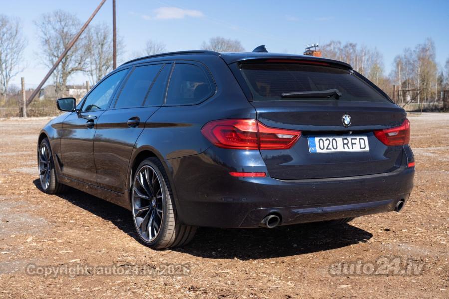 Blue BMW 5 Series 2018 in Tallinn, with an engine capacity of 2.00 L and mileage of 187 thousand km for 19000 €, photo 5 on AUTOMOTO.COM.LV