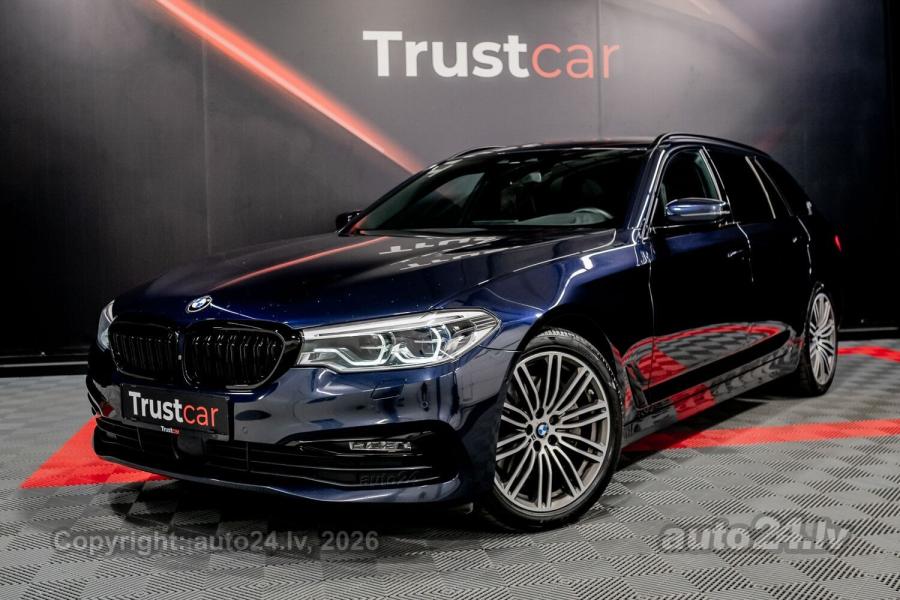 Blue BMW 5 Series 2018 in Parnu, with an engine capacity of 3.00 L and mileage of 181 thousand km for 24990 €, photo 1 on AUTOMOTO.COM.LV
