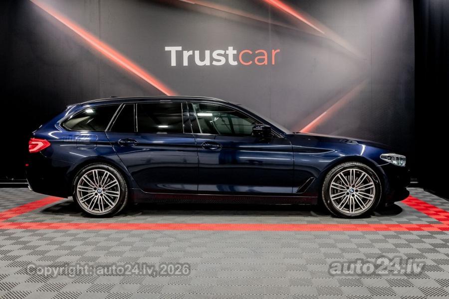 Blue BMW 5 Series 2018 in Parnu, with an engine capacity of 3.00 L and mileage of 181 thousand km for 24990 €, photo 8 on AUTOMOTO.COM.LV