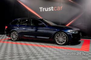 Blue BMW 5 Series 2018 in Parnu, with an engine capacity of 3.00 L and mileage of 181 thousand km for 24990 €, photo 9 on AUTOMOTO.COM.LV