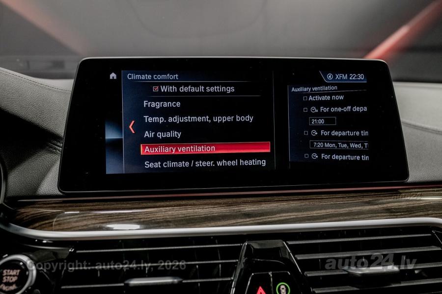 Blue BMW 5 Series 2018 in Parnu, with an engine capacity of 3.00 L and mileage of 181 thousand km for 24990 €, photo 27 on AUTOMOTO.COM.LV