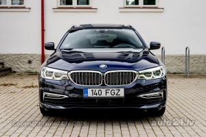 Blue BMW 5 Series 2019 in Parnu, with an engine capacity of 3.00 L and mileage of 165 thousand km for 28500 €, photo  on AUTOMOTO.COM.LV