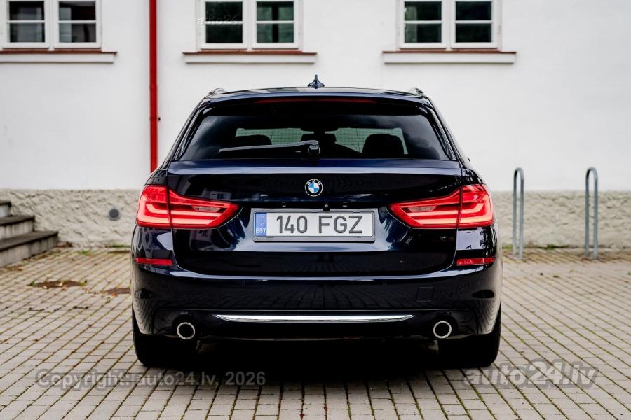 Blue BMW 5 Series 2019 in Parnu, with an engine capacity of 3.00 L and mileage of 165 thousand km for 28500 €, photo 10 on AUTOMOTO.COM.LV