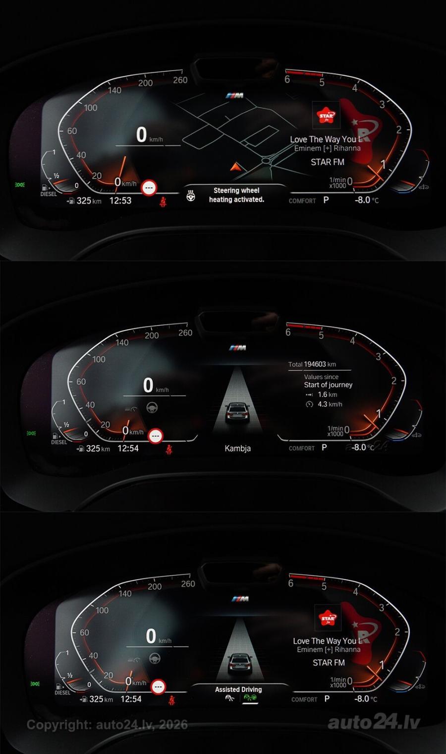 Синий БМВ 5 Серия 2020 в Таллин, объемом двигателя 3.00 л и пробегом 195 тыс. км за 34000 €, фото 12 на AUTOMOTO.COM.LV