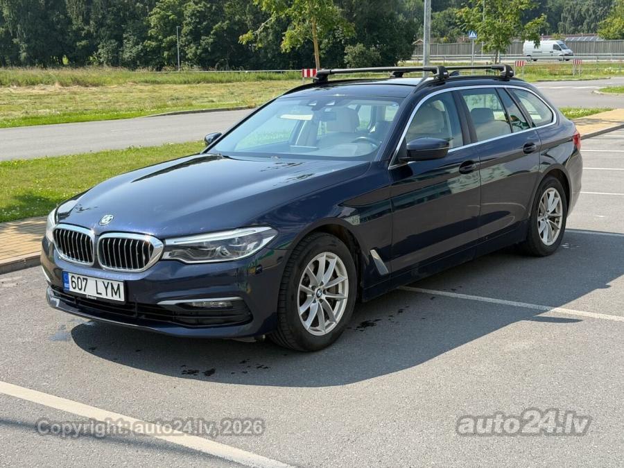 Blue BMW 5 Series 2020 in Tallinn, with an engine capacity of 3.00 L and mileage of 152 thousand km for 29140 €, photo 7 on AUTOMOTO.COM.LV