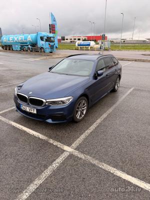 Blue BMW 5 Series 2020 in Tallinn, with an engine capacity of 2.00 L and mileage of 122 thousand km for 26500 €, photo  on AUTOMOTO.COM.LV