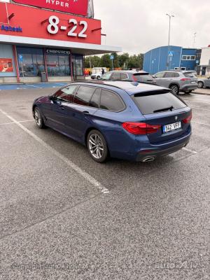 Blue BMW 5 Series 2020 in Tallinn, with an engine capacity of 2.00 L and mileage of 122 thousand km for 26500 €, photo 6 on AUTOMOTO.COM.LV