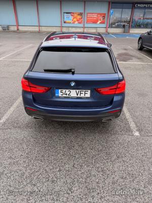 Blue BMW 5 Series 2020 in Tallinn, with an engine capacity of 2.00 L and mileage of 122 thousand km for 26500 €, photo 7 on AUTOMOTO.COM.LV