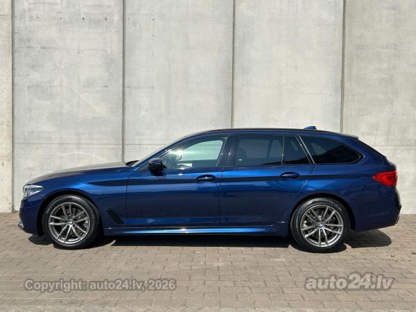 Blue BMW 5 Series 2020 in Tallinn, with an engine capacity of 2.00 L and mileage of 124 thousand km for 24900 €, photo 3 on AUTOMOTO.COM.LV