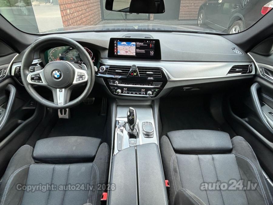 Zils BMW 5 Series 2020 Tallina, ar dzinēja tilpumu 2.00 L un nobraukumu 124 tūkst. km par 24900 €, foto 14 vietnē AUTOMOTO.COM.LV