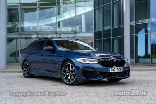 Blue BMW 5 Series 2021 in Tallinn, with an engine capacity of 2.00 L and mileage of 161 thousand km for 33490 €, photo 2 on AUTOMOTO.COM.LV