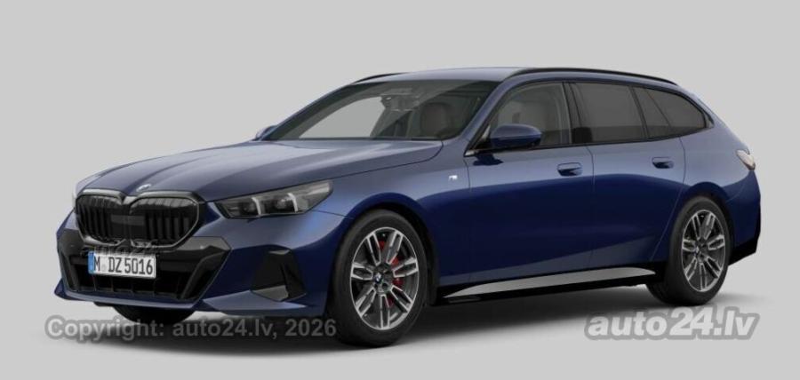 Blue BMW 5 Series 2025 in Tallinn, with an engine capacity of 3.00 L and mileage of 27 thousand km for 68900 €, photo 1 on AUTOMOTO.COM.LV